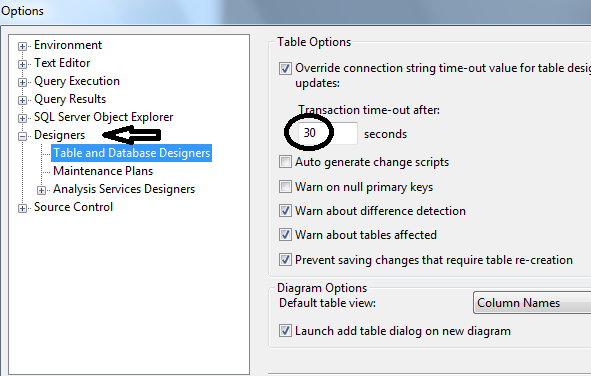 Sql Time Out Süresini Nasıl Arttırabilirim?