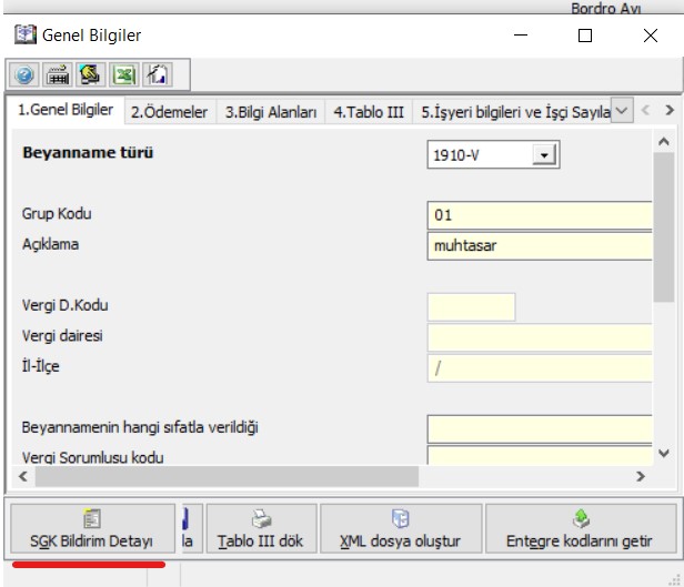 Bir Veri Tabanında Birden Fazla Birleştirilmiş Muhtasar Beyanname ...